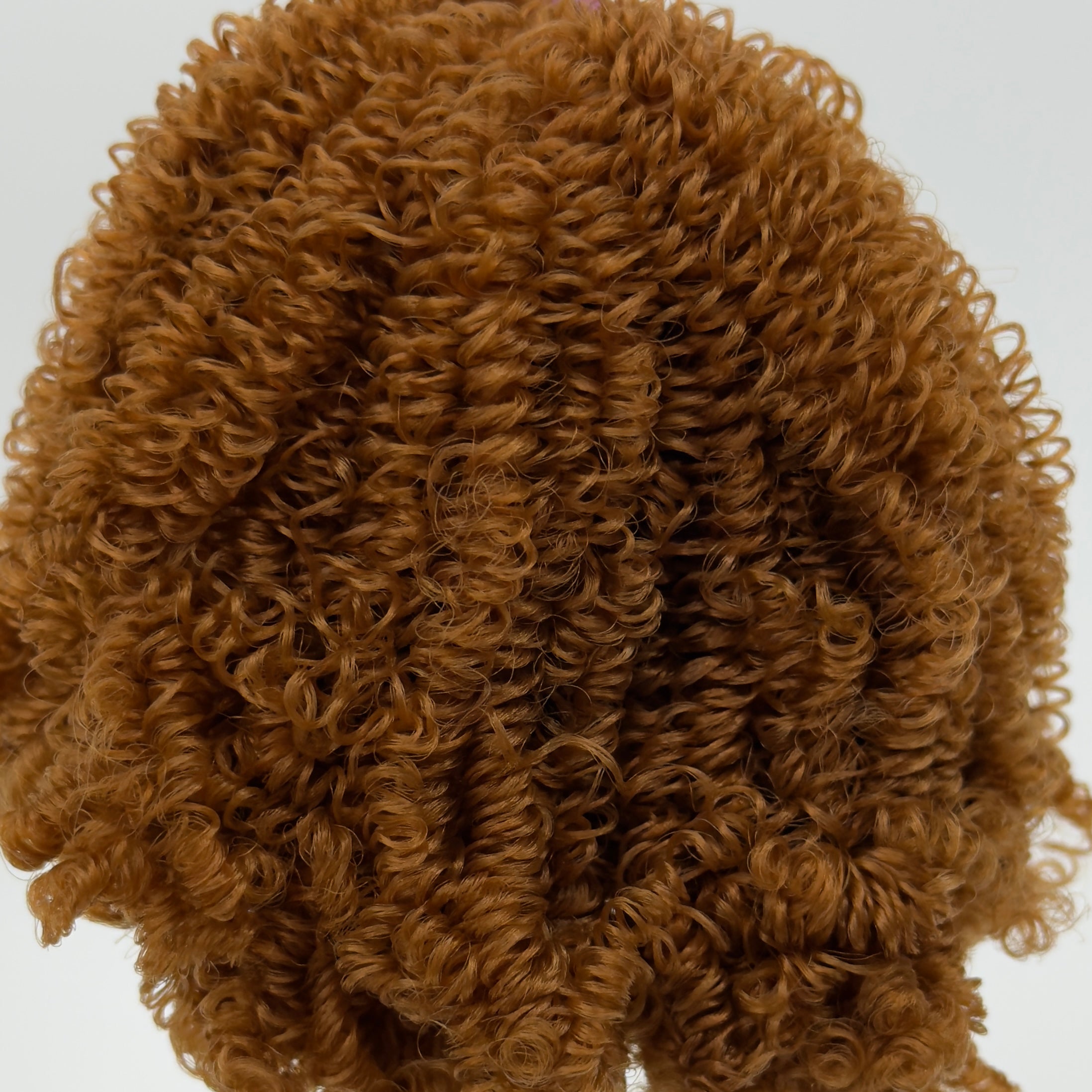 DG Nylon Curly Anise NF351A 3mm 1oz/28g gingerbread brown Doll Hair ...