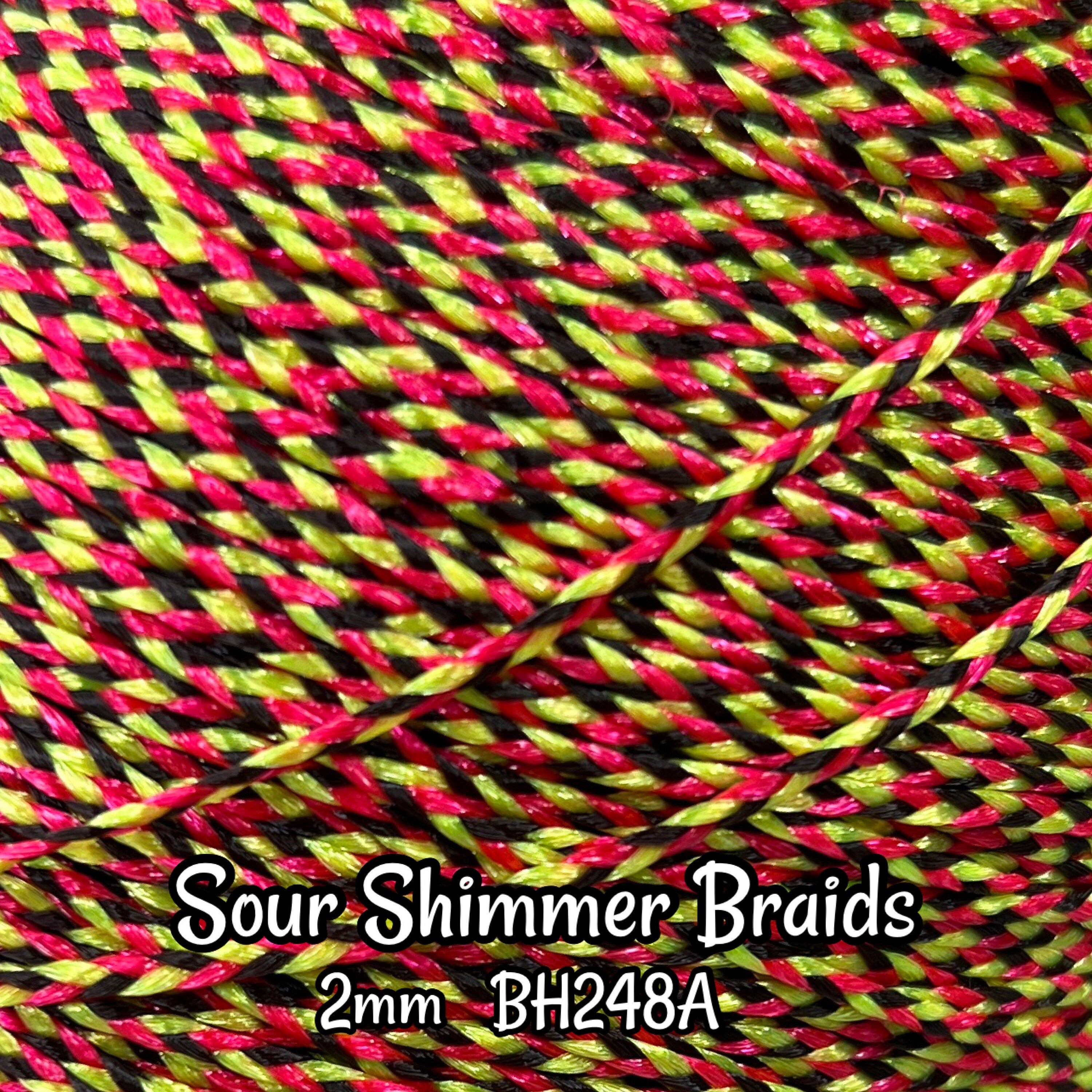 DG Nylon Micro Braids Sour Shimmer BH248A 2mm 1oz/28g 36in Doll Hair ...